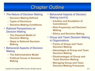 Griffin types of decision making | PPT