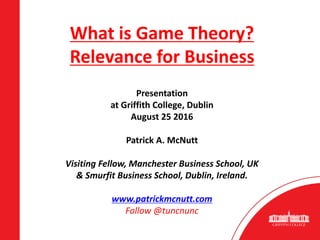 What is Game Theory? | Griffith Connects | PPTX