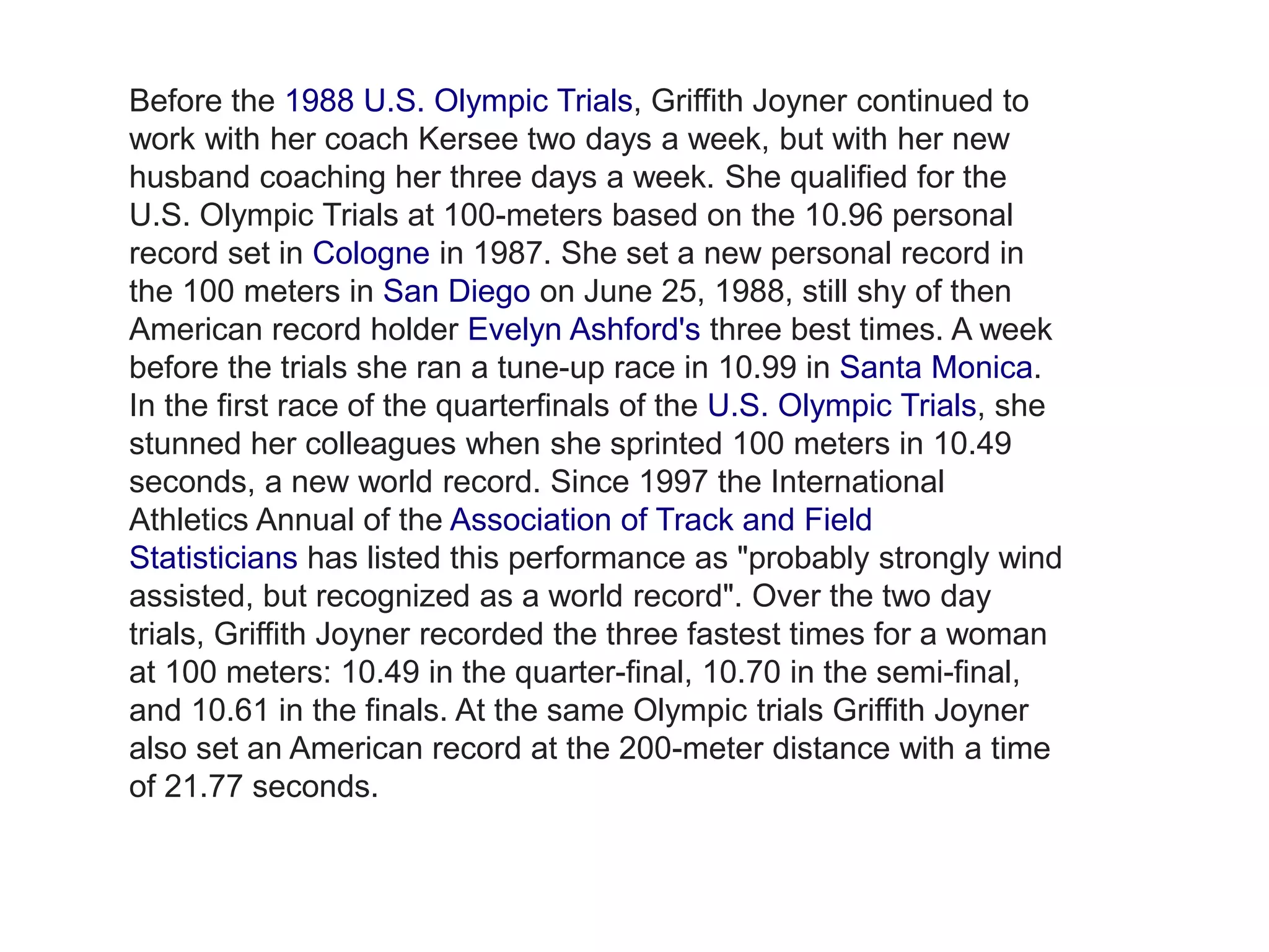 Griffith joyner vimina | PDF