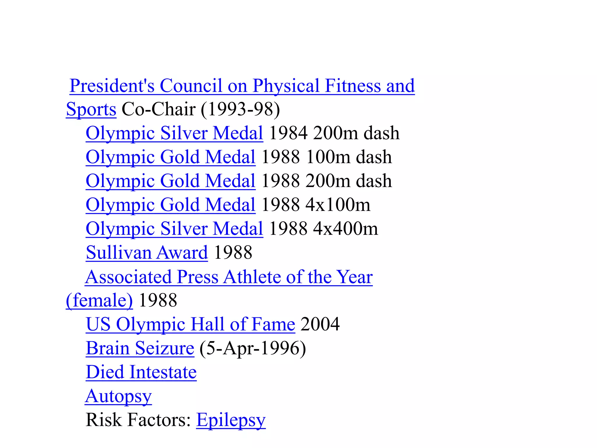 Griffith joyner vimina | PDF