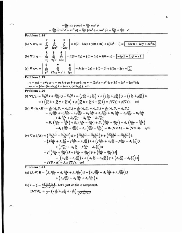 Griffiths e&m solns | PDF