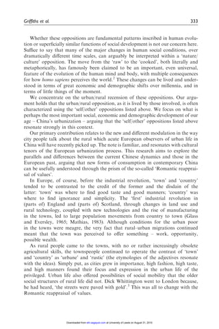 Griffiths ethnography | PDF