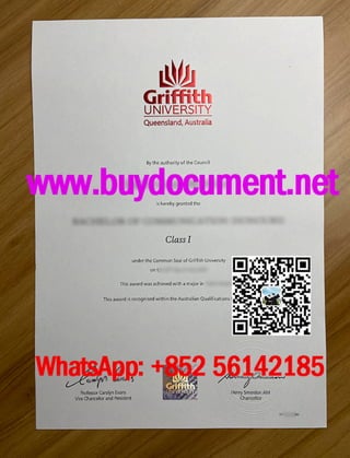 Griffith University diploma | PDF