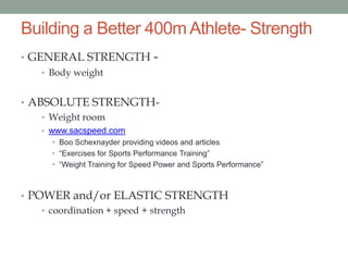 Grigg-Ron-400-meter-training for high school/emerging athletes | PDF