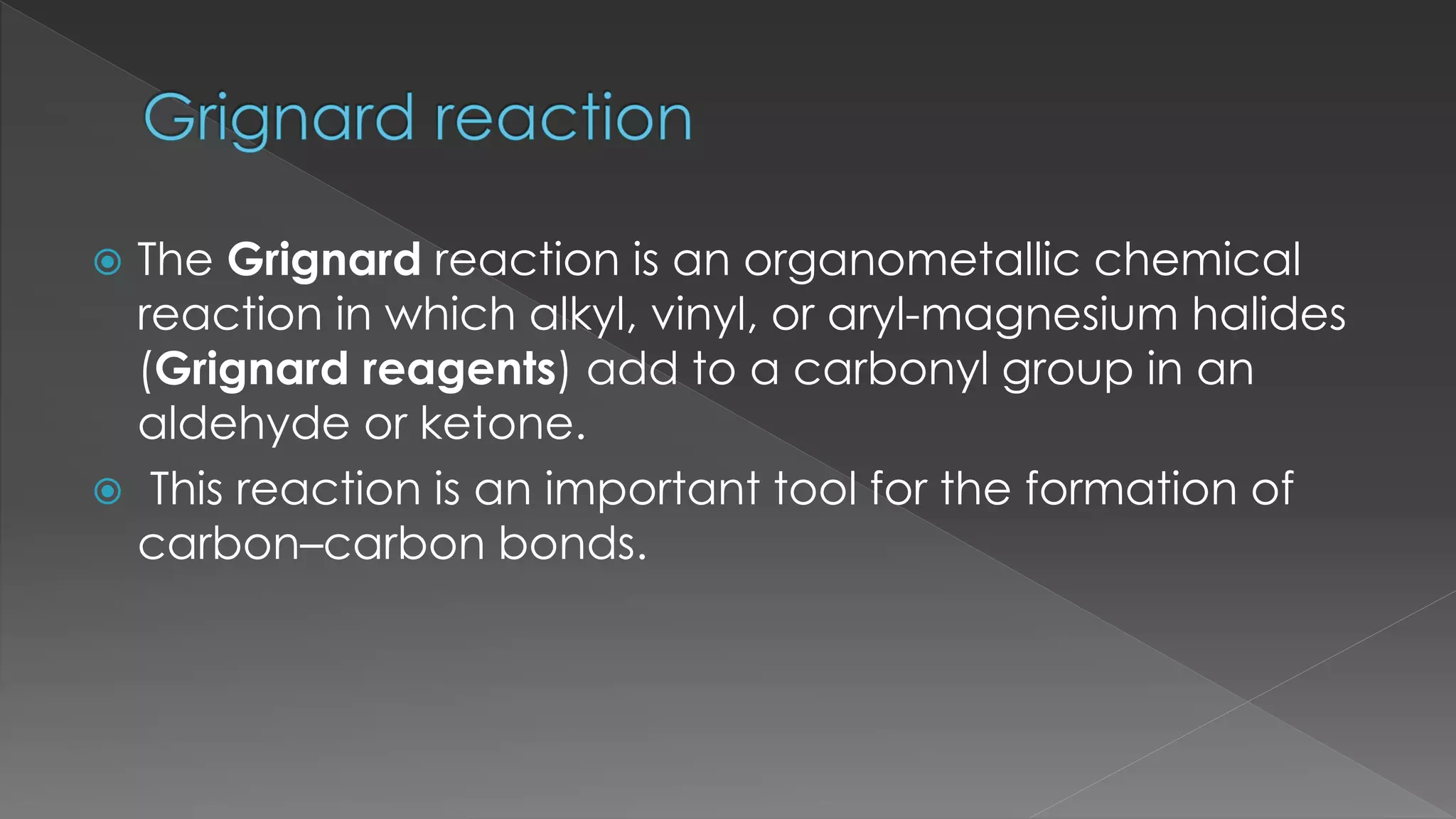 Grignard reaction | PDF