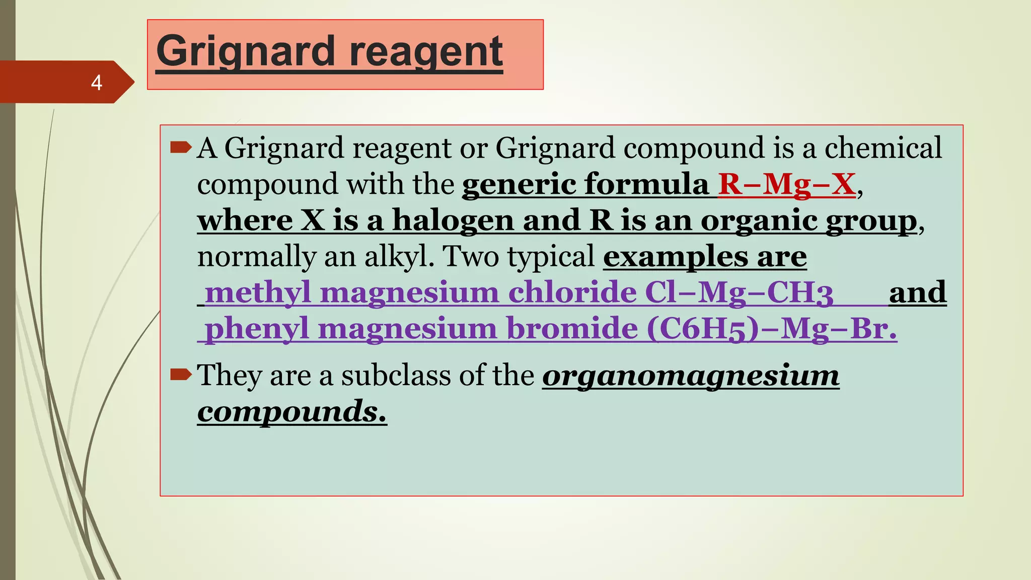 Grignard reaction | PPTX