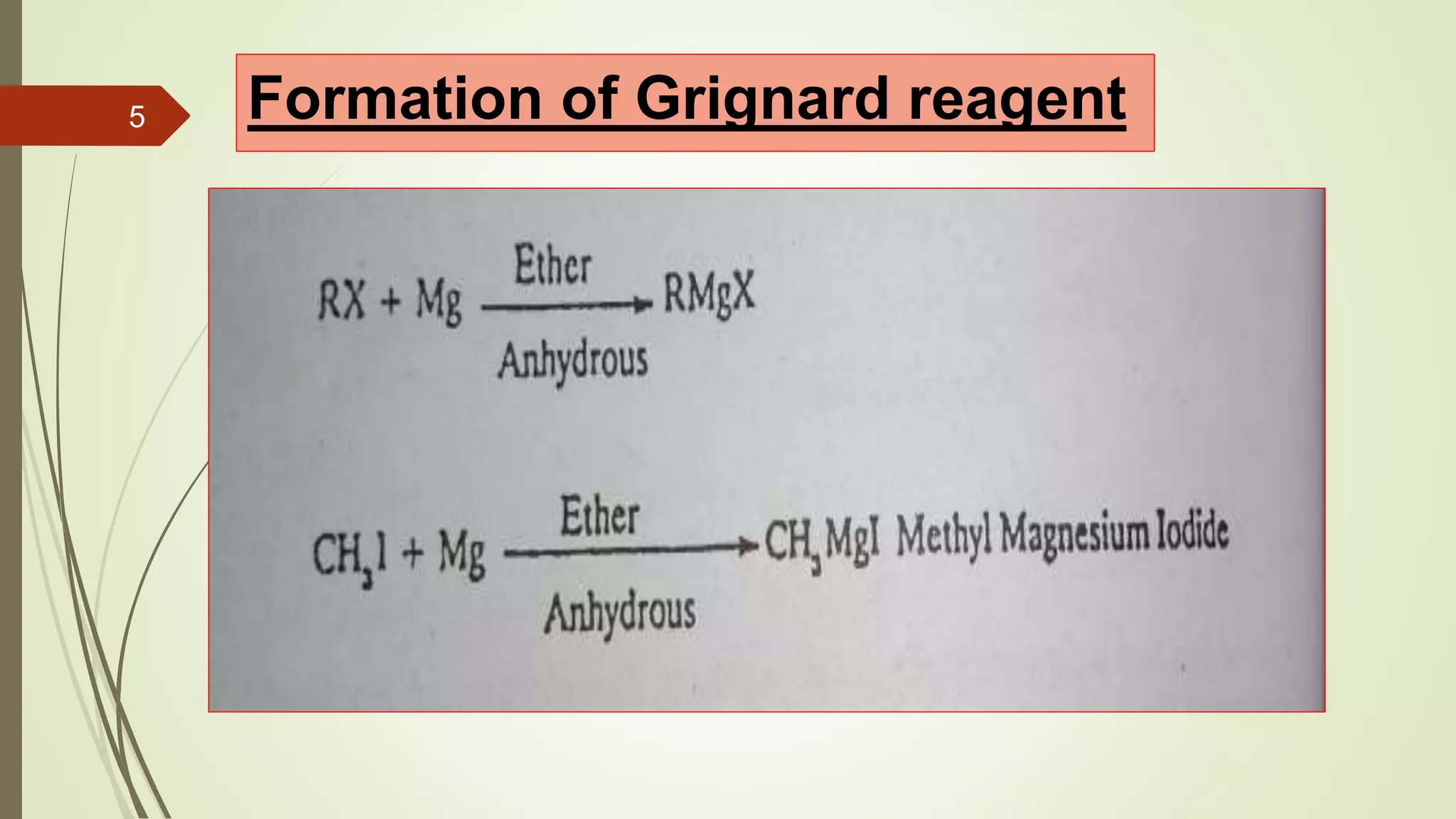 Grignard reaction | PPTX