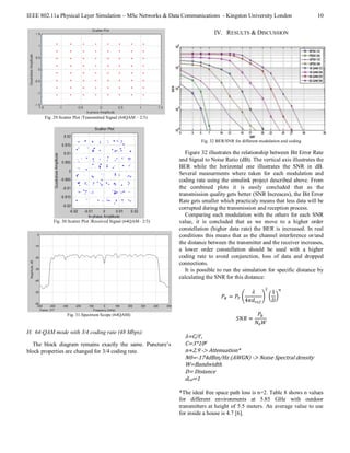 IEEE 802.11a Physical Layer Simulation | PDF | Computer Networking | Computing