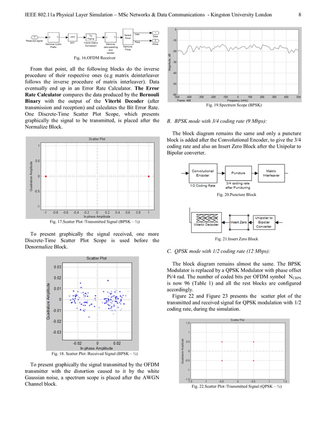 IEEE 802.11a Physical Layer Simulation | PDF | Computer Networking | Computing