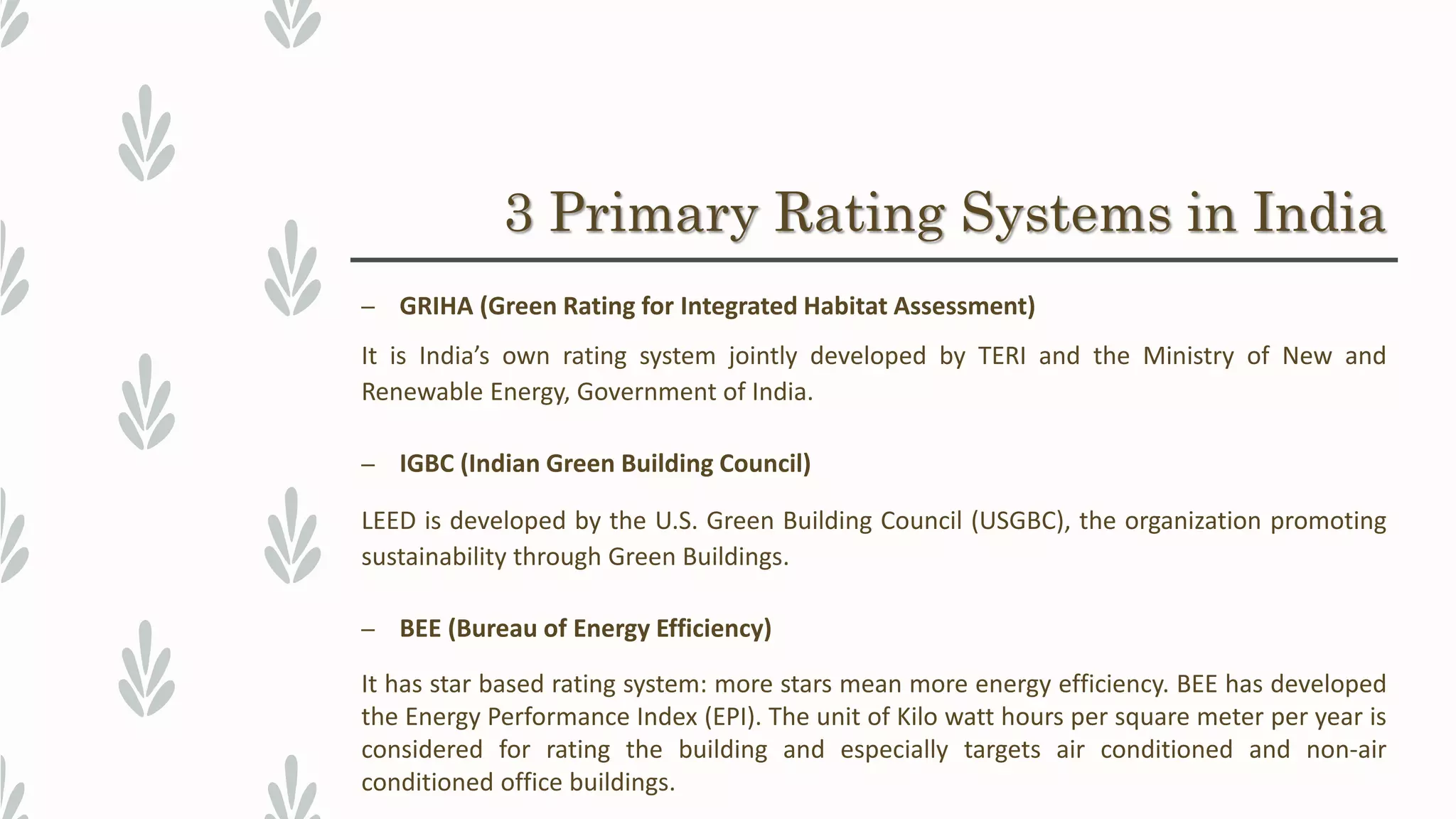 GRIHA & Energy Efficient Material | PDF