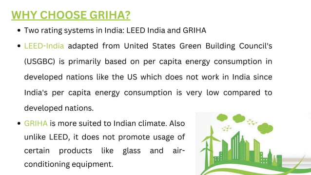 GRIHA | Green Rating for Integrated Habitat Assessment | PPT | PDF
