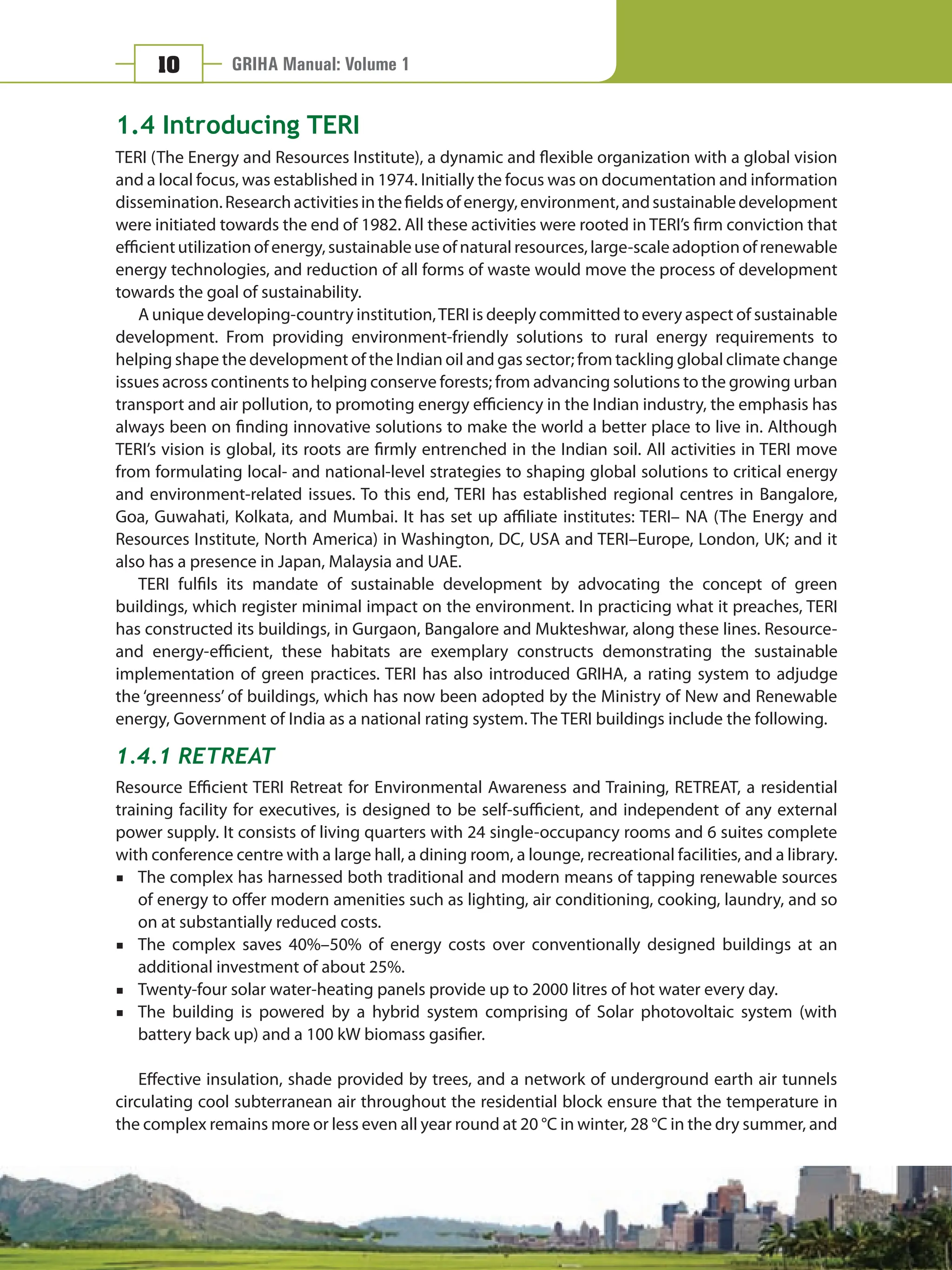 GRIHA discription about green building rating system | PDF