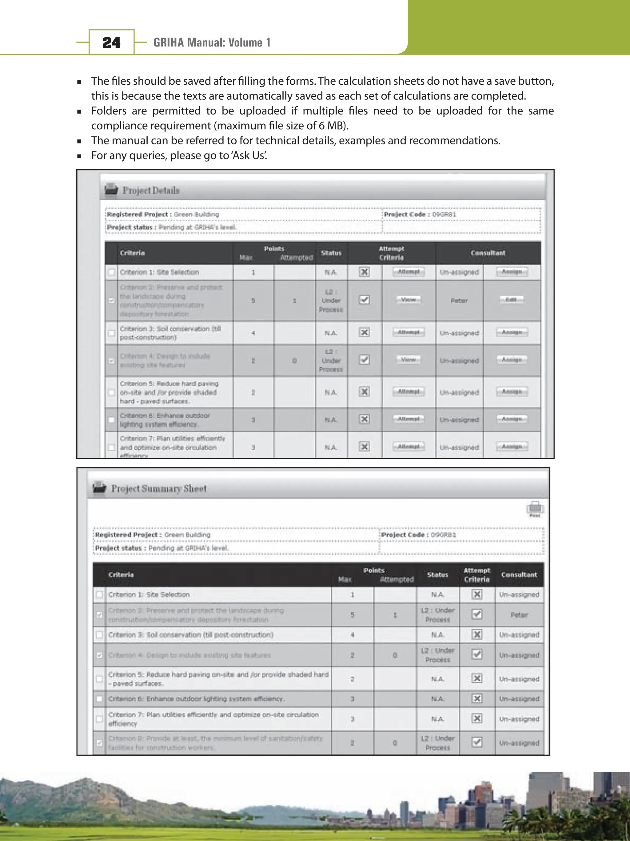 GRIHA discription about green building rating system | PDF