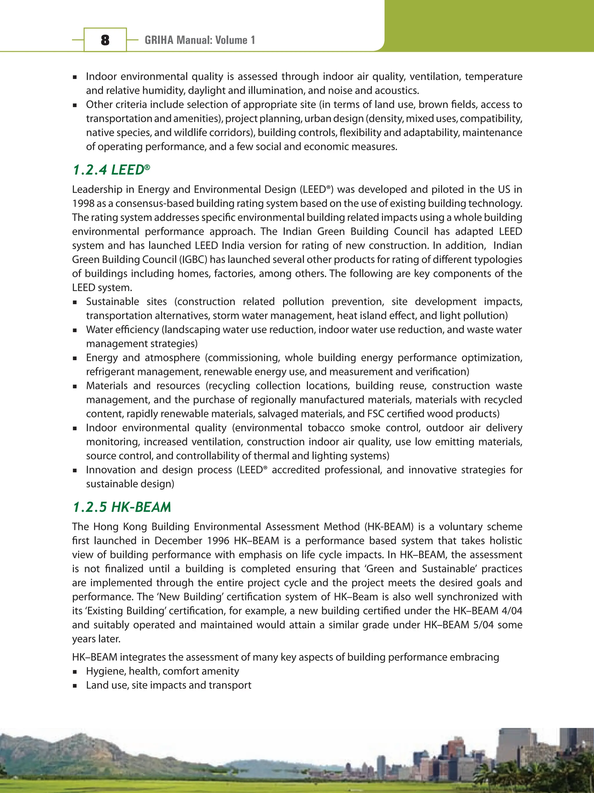 Griha - Green building certification process | PDF