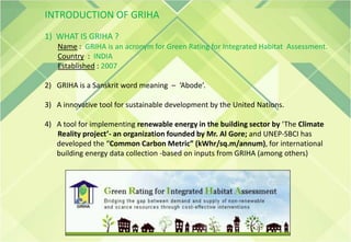 A Presentation on GRIHA | PDF