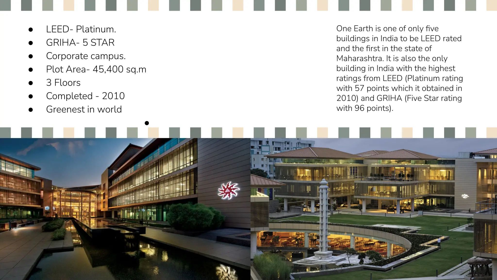 GRIHA and LEED certified Office Building - Suzlon one Earth | PDF