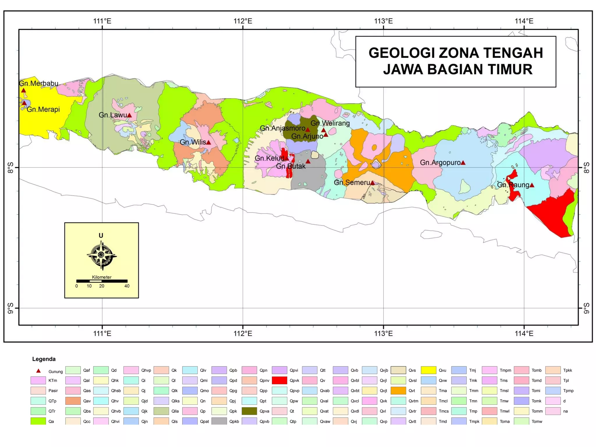 Geomorfologi jawa timur zona tengah | PDF