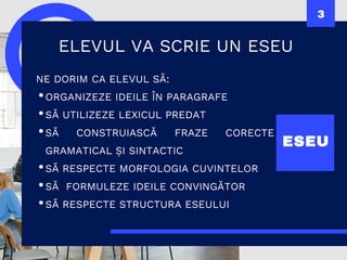 Grila de evaluare la Limba străină | PPTX