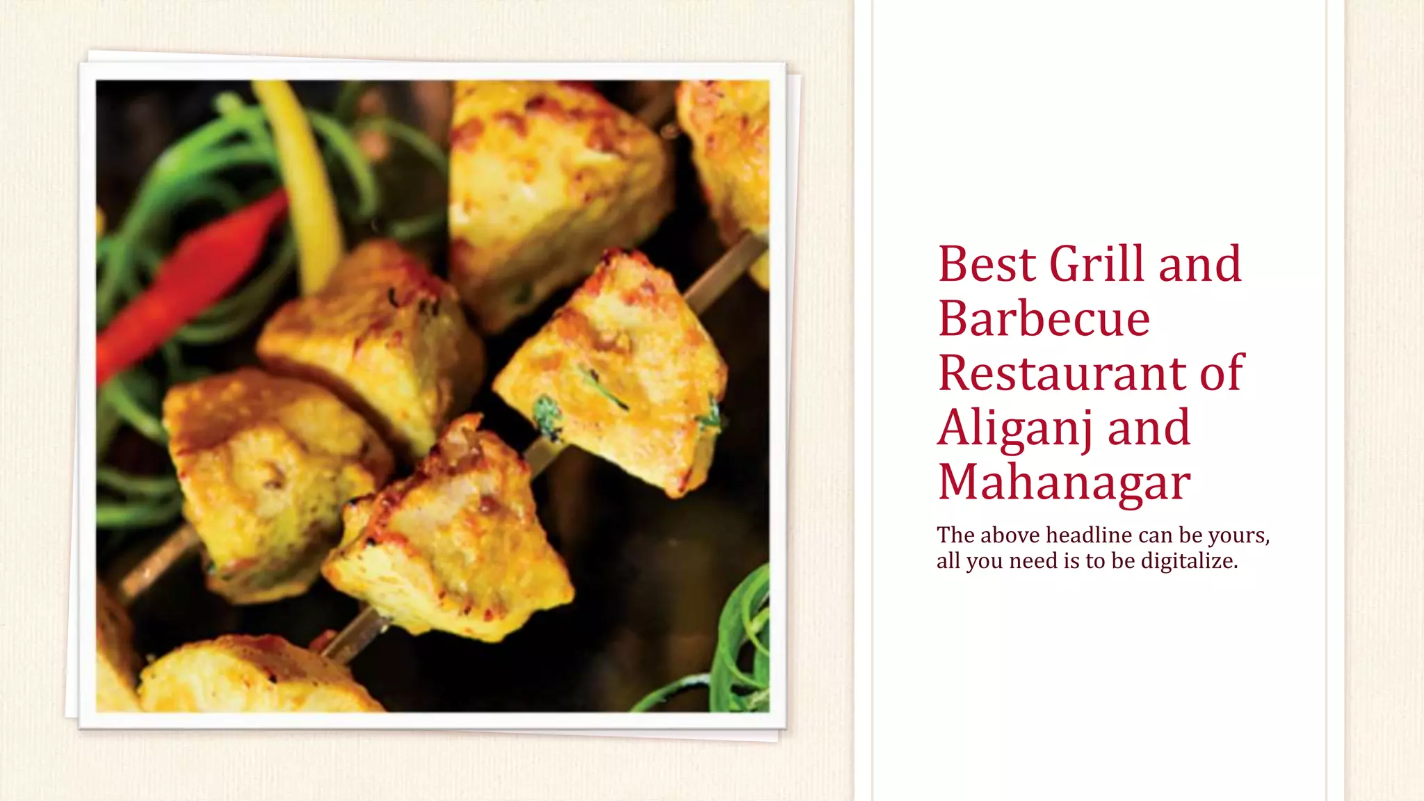 Grill and barbecue restaurant | PPT