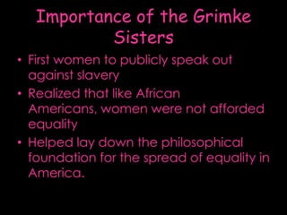 Grimke sisters | PPTX