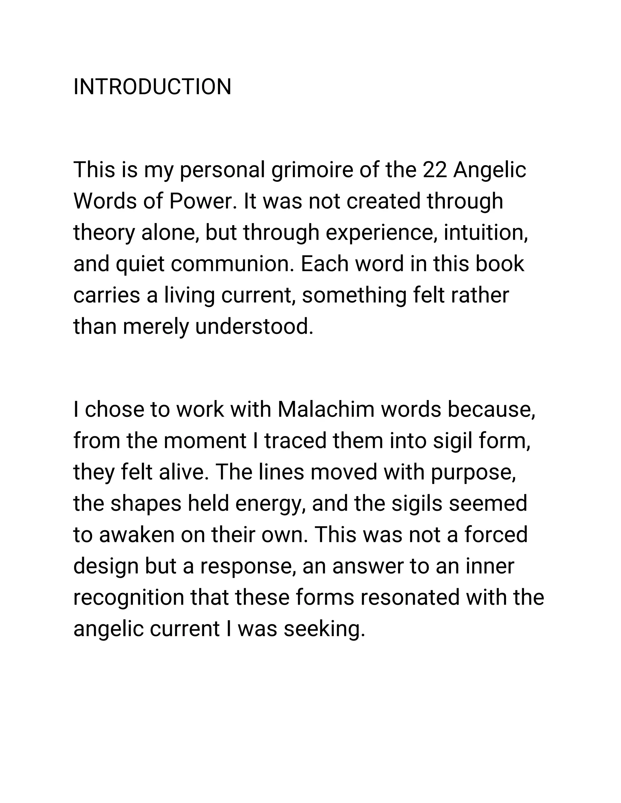 GRIMOIRE OF THE 22 ANGELIC WORDS OF POWER - CHANDY GARCIA | PDF