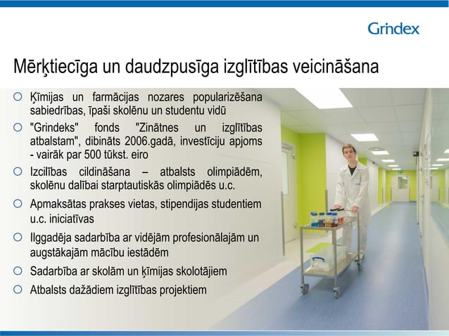 "Grindeks" Profesiju dienas skolēniem | PDF