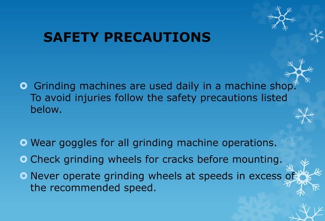 Grinder safety | PPTX | Home Appliances | Home & Garden