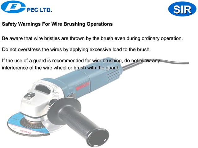 Grinder Safety training for construction | PPT