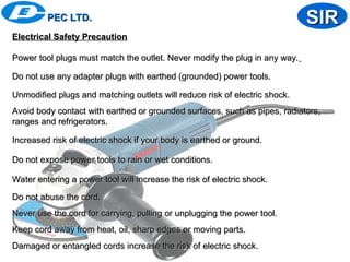 Grinder Safety training for construction | PPT