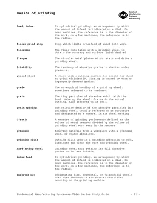 Grinding | PDF