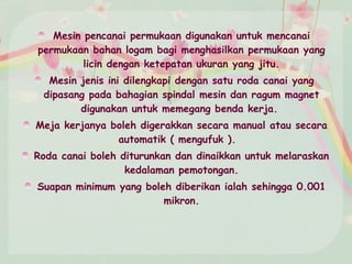 PENGENALAN KEPADA MESIN GRINDING | PPT