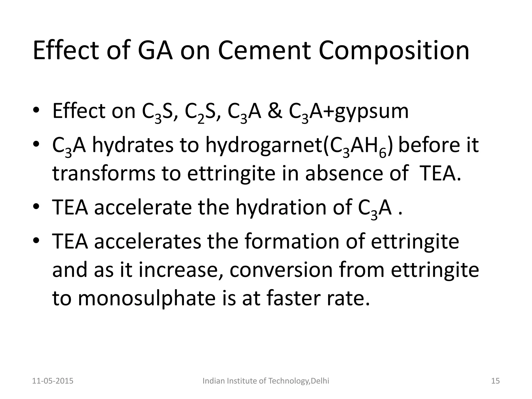 Grinding Aids for Cement | PPTX