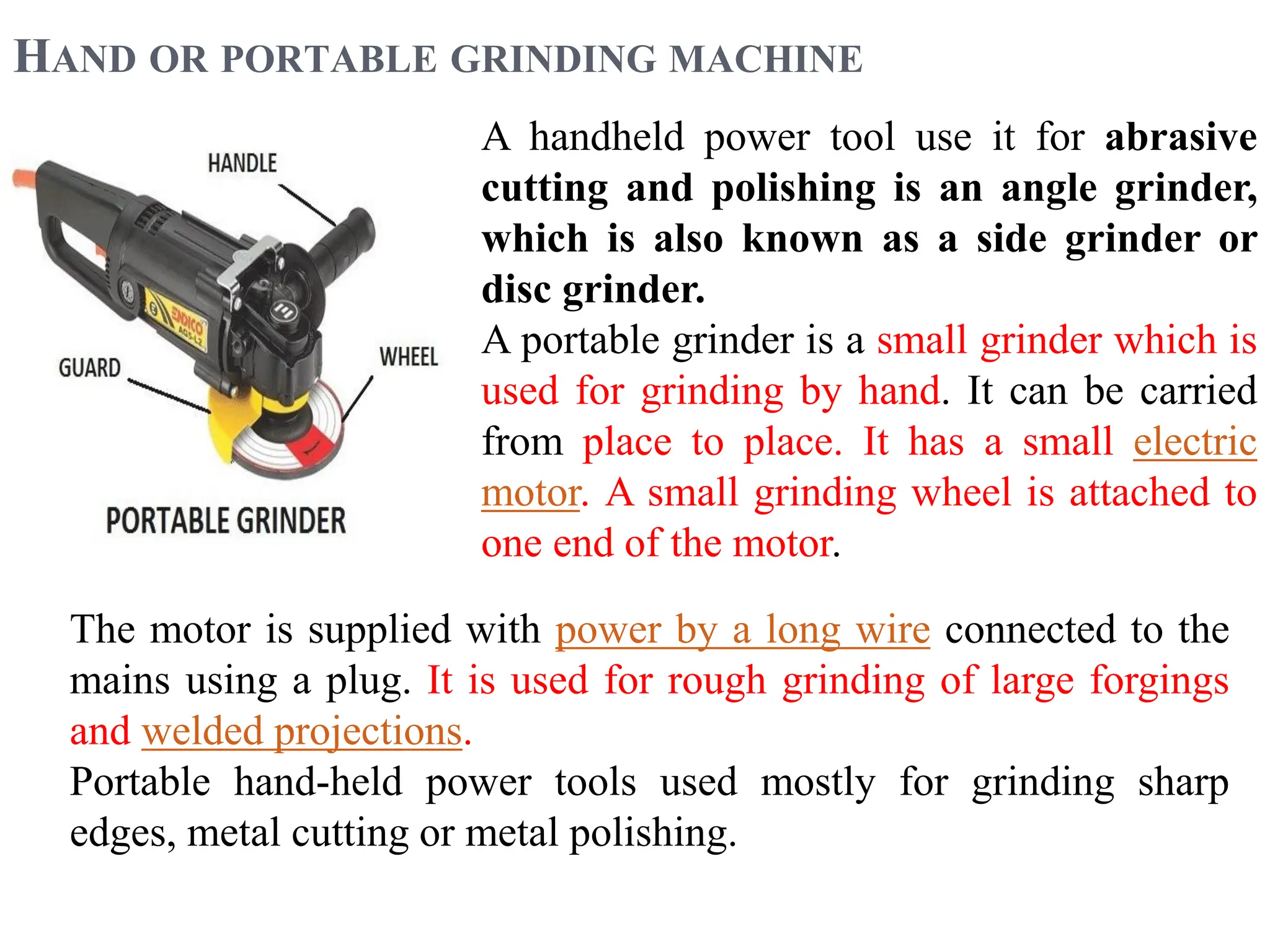Grinding and Finishing processes mounting of grinding wheels Glazing ...