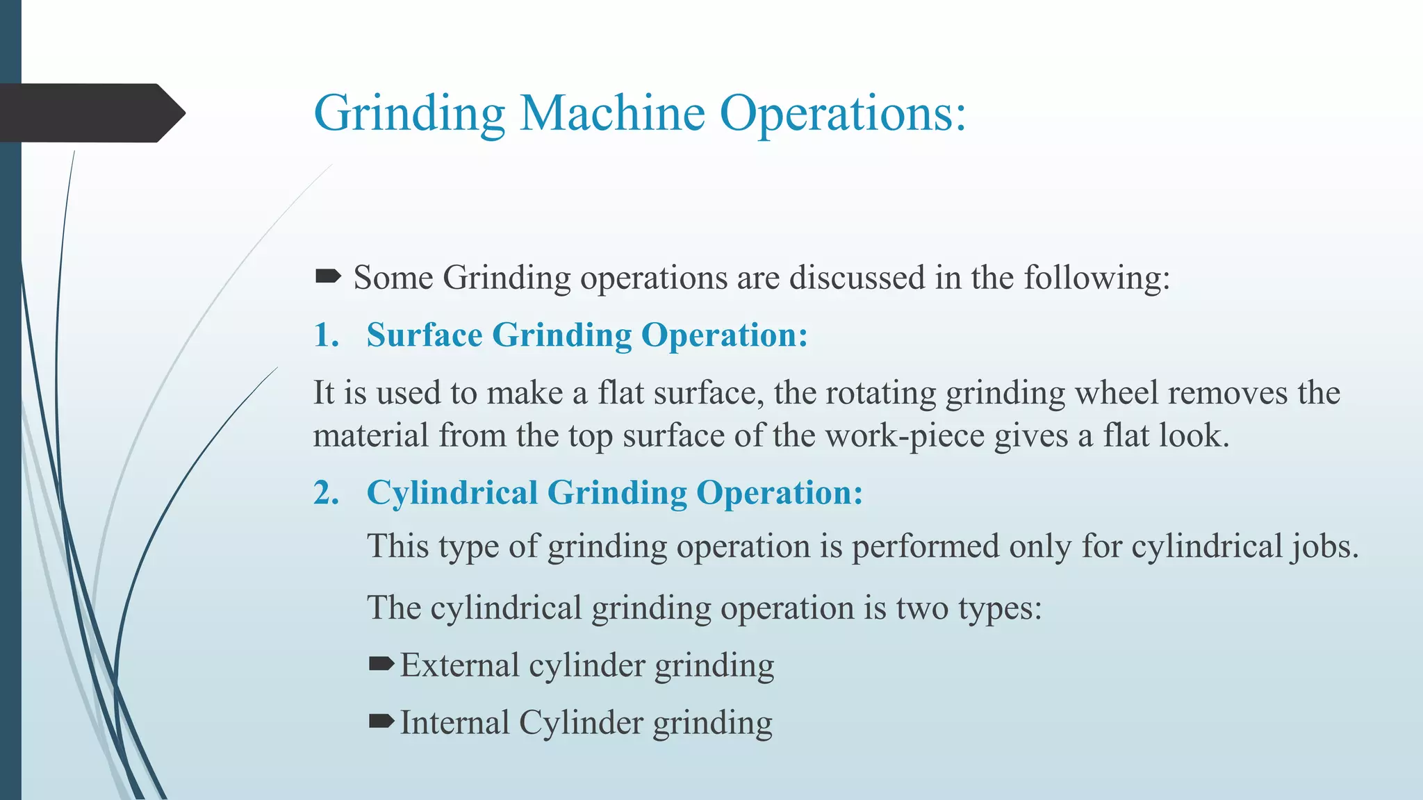 Grinding machine | PPTX