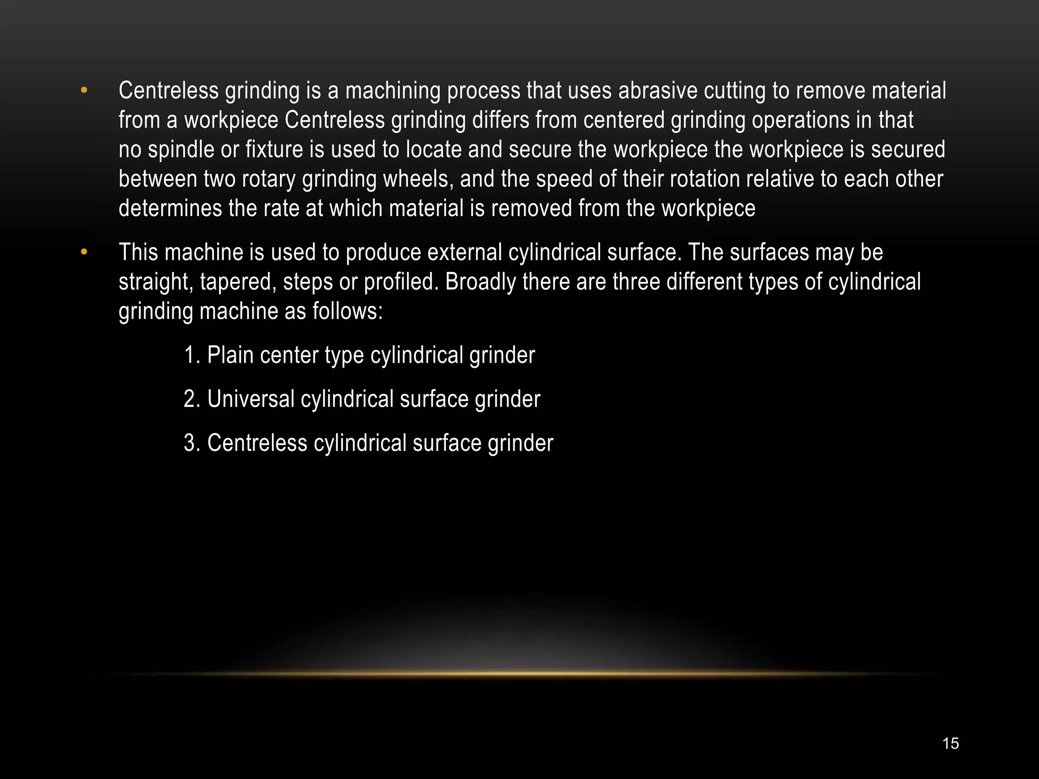 Grinding Machine PPT | PPT
