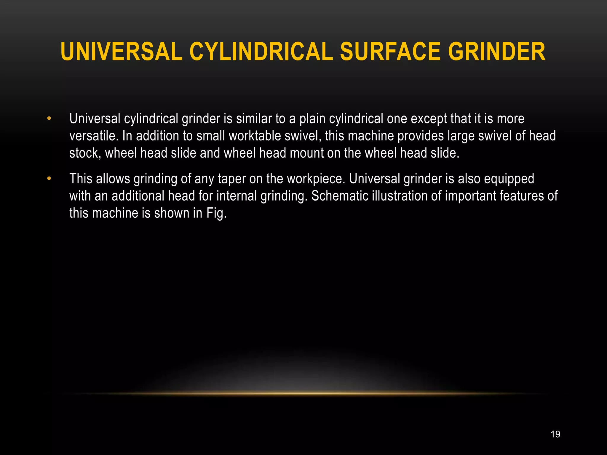 Grinding Machine PPT | PPT