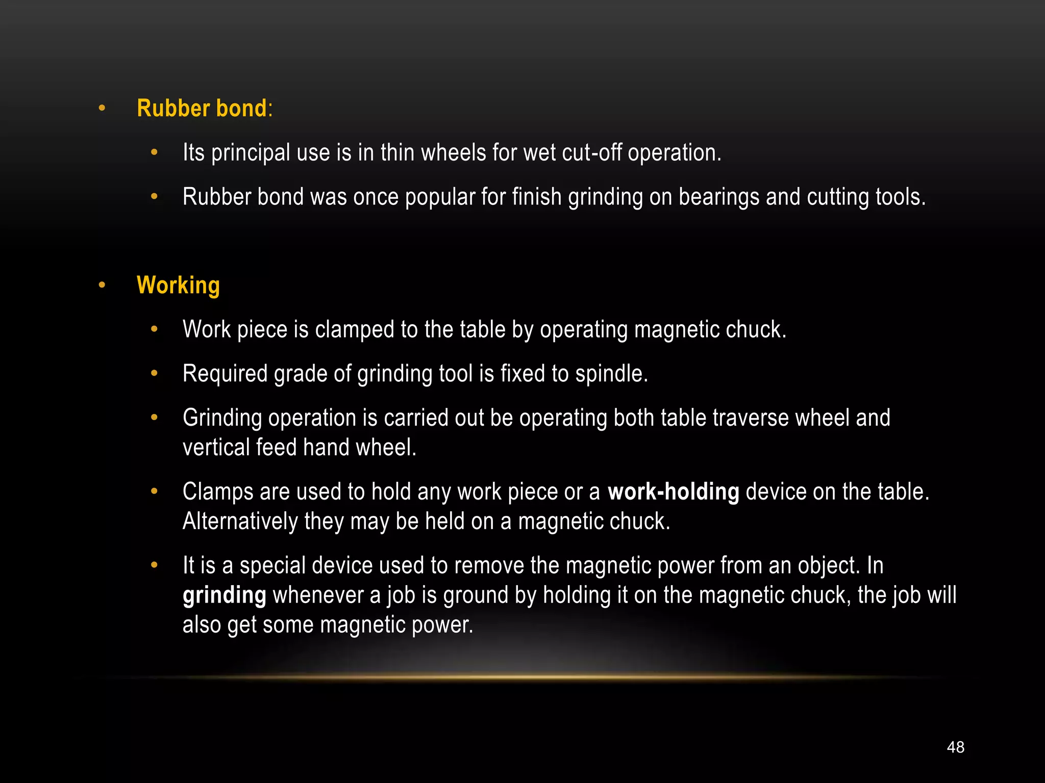 Grinding Machine PPT | PPT