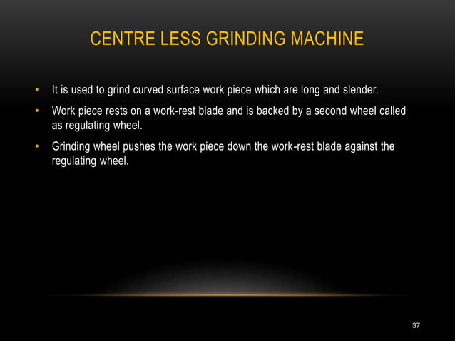 Grinding Machine PPT | PPT | Home Appliances | Home & Garden