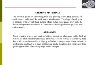 Grinding machines and abrasives | PPT