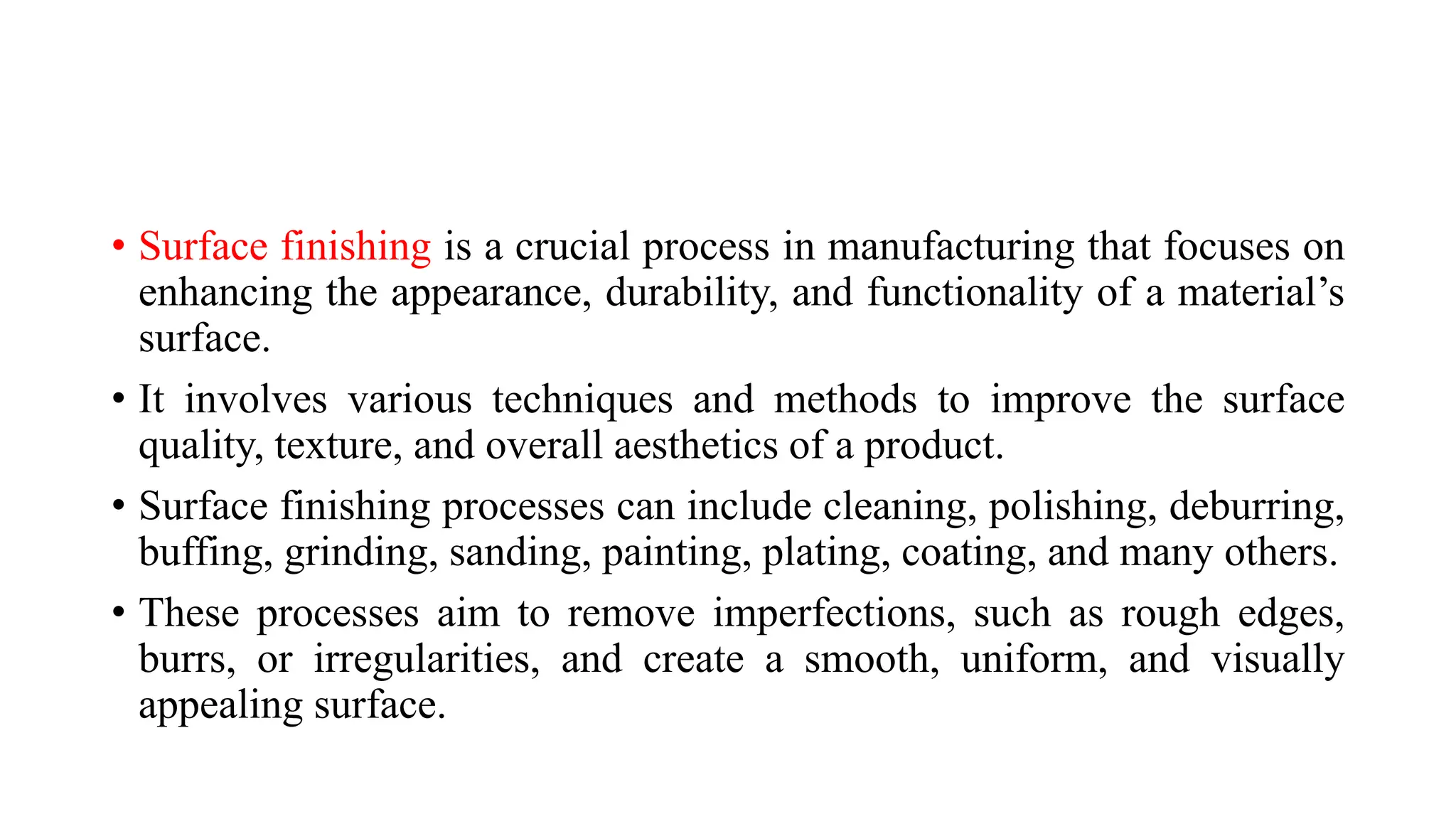TYPES OF FINISHING GRINDING SURFACE GRINDIN | PPT