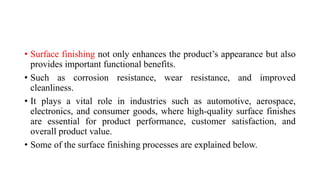 TYPES OF FINISHING GRINDING SURFACE GRINDIN | PPTX