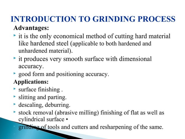 Grinding process | PPT