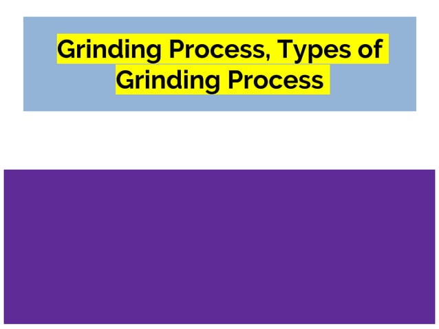 Grinding process, Specifications of Grinding wheel | PPT