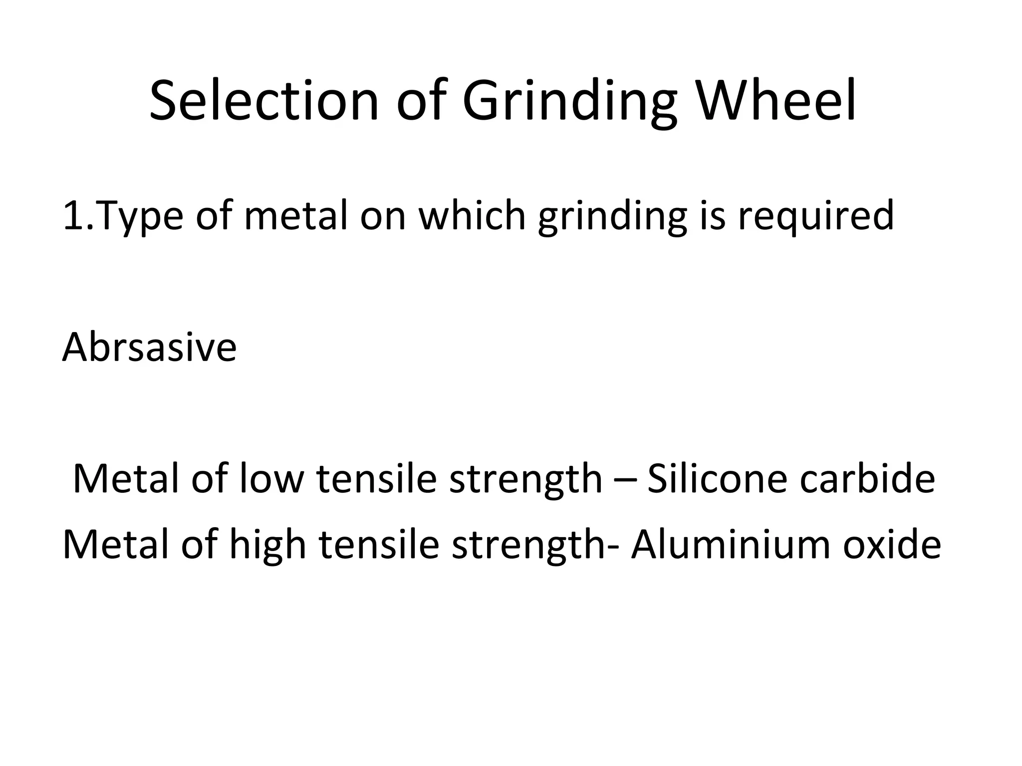 Grinding wheel | PPT
