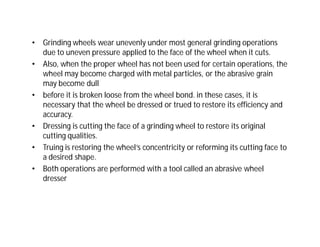 Grinding wheel designation and selection | PDF