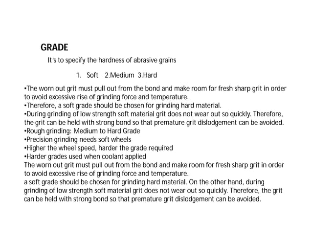 Grinding wheel designation and selection | PDF