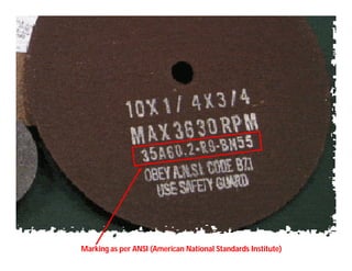 Grinding wheel designation and selection | PDF