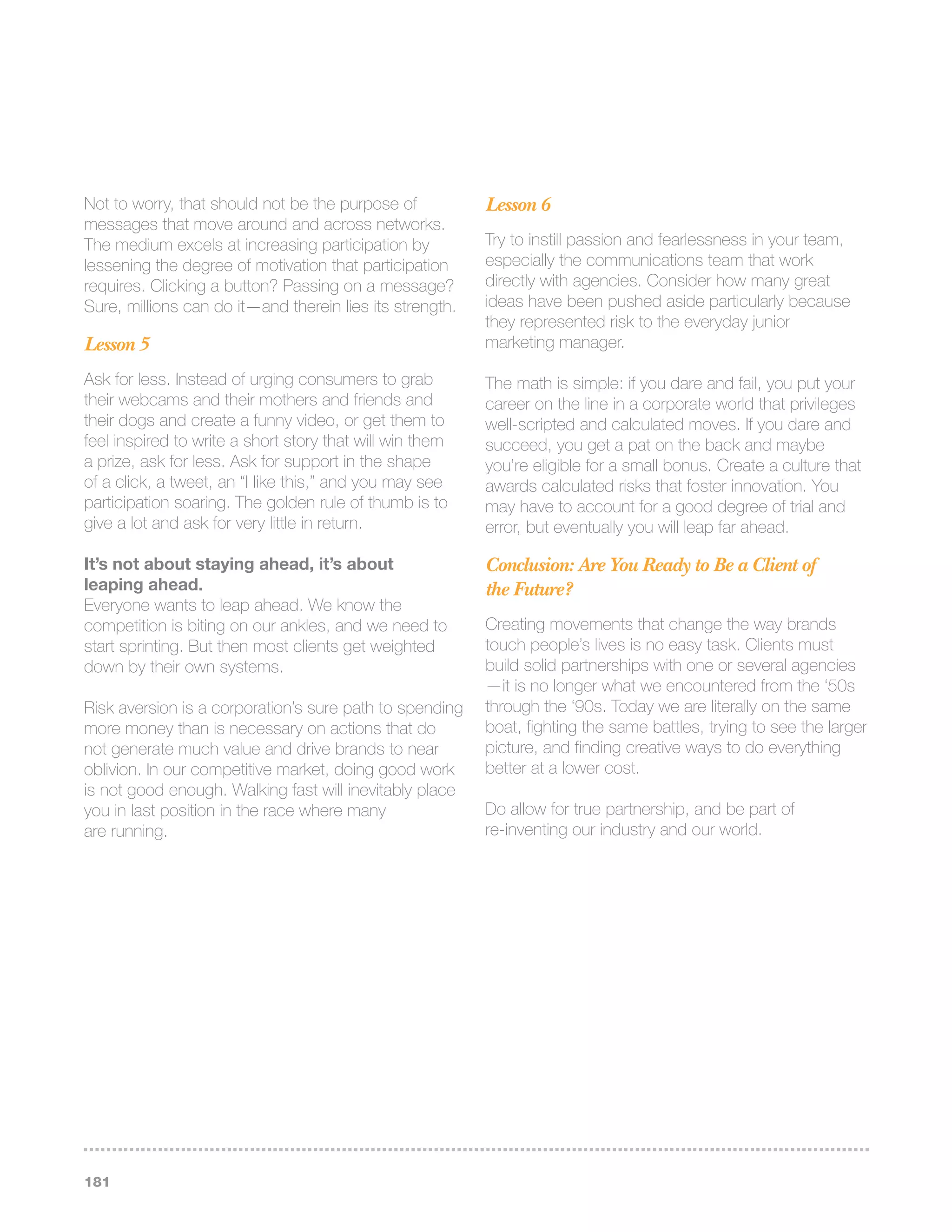 Client of the Future by Gringo / SoDA DMO | PDF