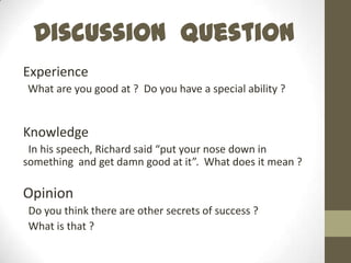 8 secrets of success | PPTX