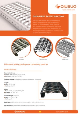 Grip strut-safety-gratings | PDF